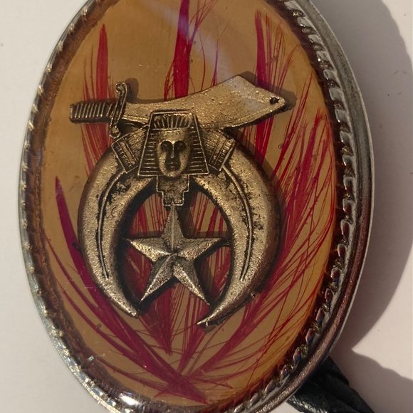 Accessories | Vintage Metal Bolo Tie Silver Sickle Knife Star Thick ...